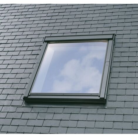 Kit profilés latéraux et traverse basse VELUX 78x118cm gris pour ...
