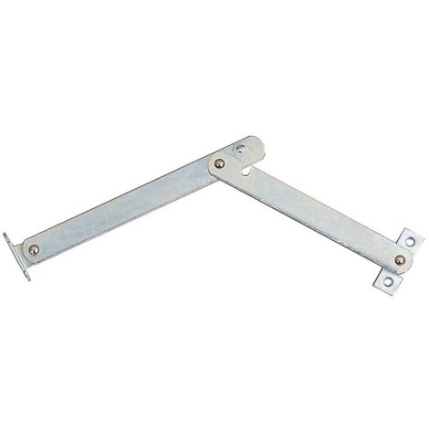 Monin – Compas d'arrêt acier zingué 300 x 20 mm – Pour fixation bois ...