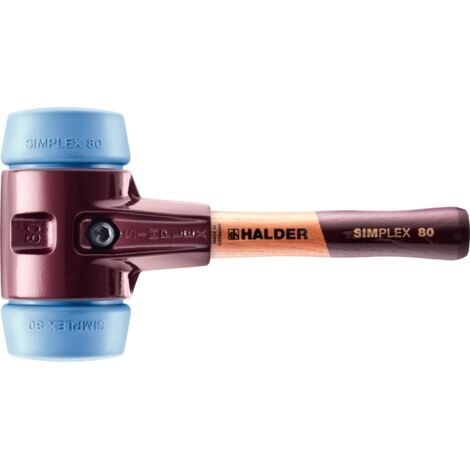 Maillet HALDER SIMPLEX TPE souple avec boîtier en fonte malléable et ...