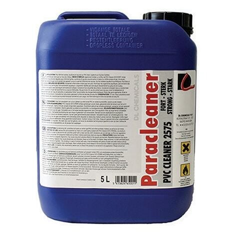 Nettoyant PVC Cleaner 2575 Strong DL CHEMICALS - Fort - Bidon 5 litres ...