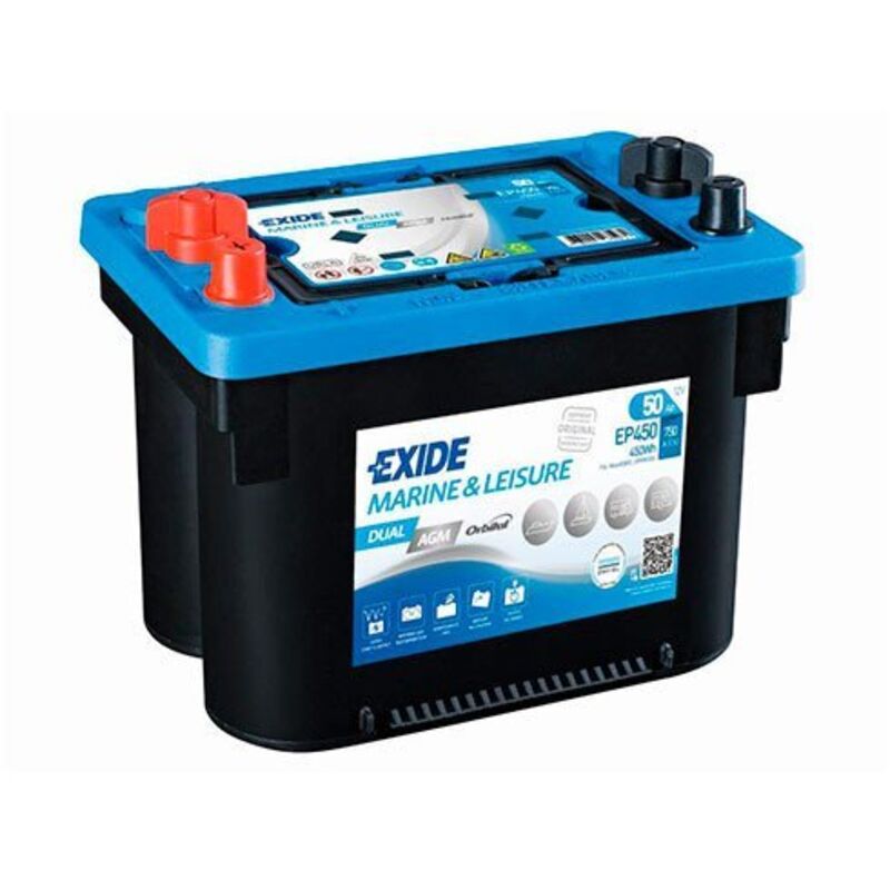 Batería Tudor Dual AGM EP450 Exide
