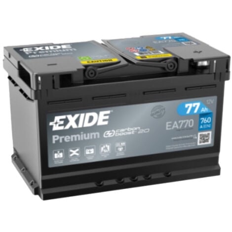 Batería de coche Tudor 77Ah EA770 Exide
