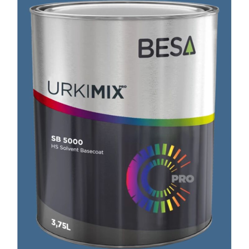 Pot de peinture Polyuréthane / bi composant Bleu Distant RAL 5023 ...