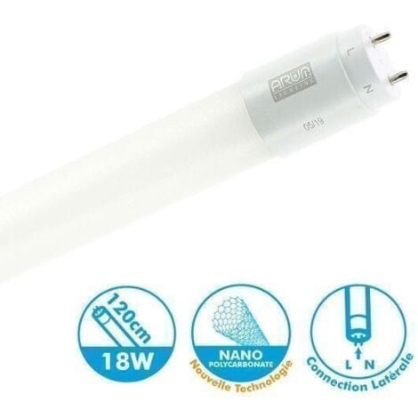 5 Tubos de Neón LED 18W 120cm T8 1850 Lumens Profesional Temperatura de color: 4000K blanco neutro