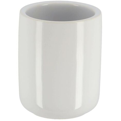 Taza redonda de dolomita - blanca - Tendance