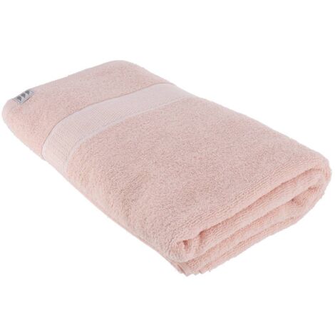 Toalla de baño 90x150 cm 100% algodón - rosa empolvado - Tendance