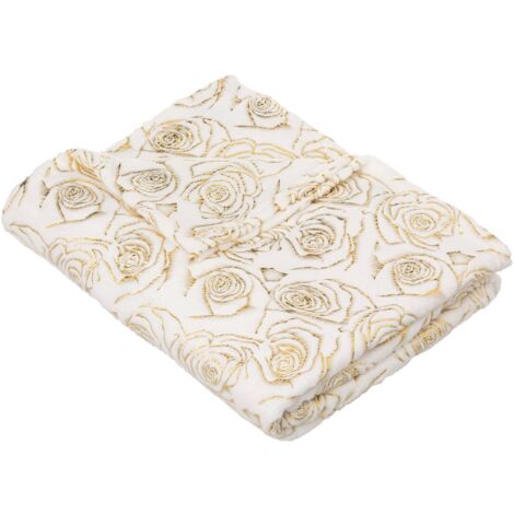 PLAID ROSA PERLA 130X180 - Atmosphera créateur d'intérieur