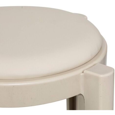 Taburete de plástico beige plasta - 5five