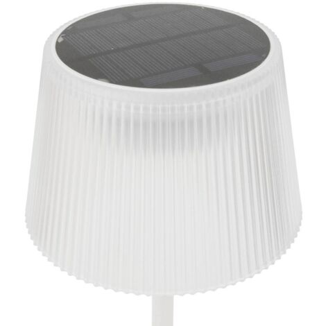 Solar- und USB-Außenlampe Katy weiß H30cm - Atmosphera créateur d'intérieur