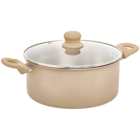 Solstice kochtopf d24cm 4,6l beige - 5five