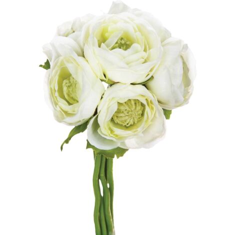 Strauß 6 künstliche Ranunkeln H25cm - Rot