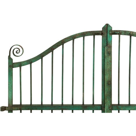 External wrought iron gate 115x115x5 cm Gate with antique finish Unique ...
