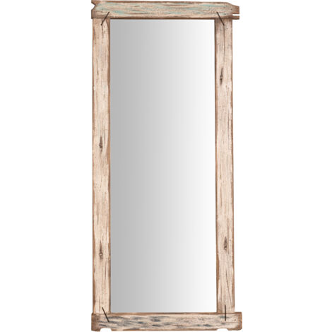 Decorative rectangular mirror Wall mirror Hanging mirror Wooden frame ...