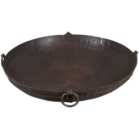 OLD WROUGHT IRON CONTAINER