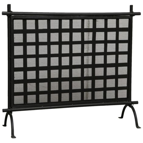 Black wrought iron flash guard L82XD28XH71 CM