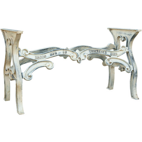 Garden table leg base Solid iron and cast iron structure, ideal for ...
