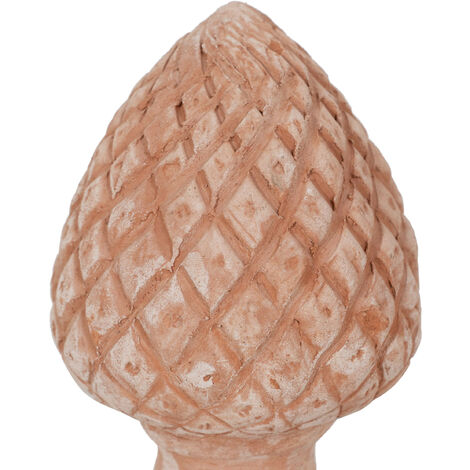 Tuscan terracotta pine cone 100% Made in Italy entirely handcrafted