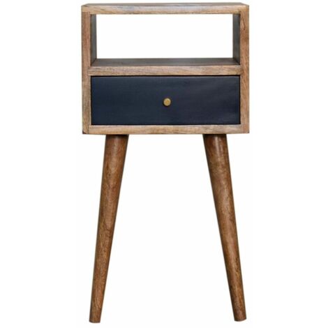Mini Navy Blue Hand Painted Bedside Table