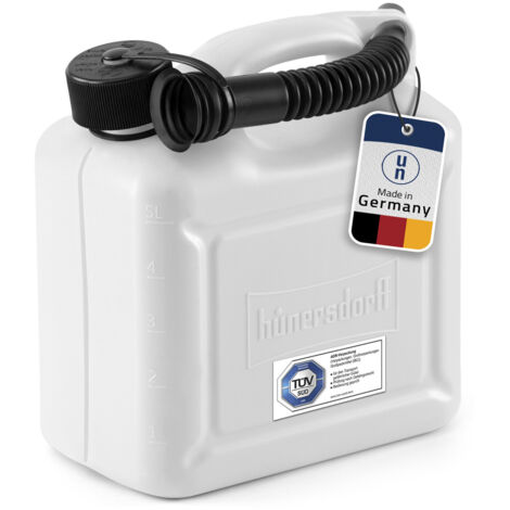 Bidon de carburant, bidon en plastique de 5 litres, bidon d'essence ...