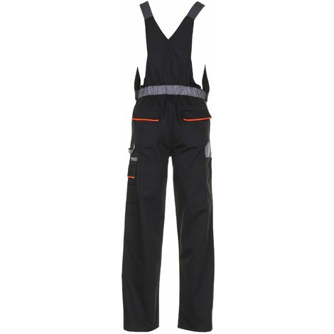 Salopette Visline noir/orange/zinc Taille 58