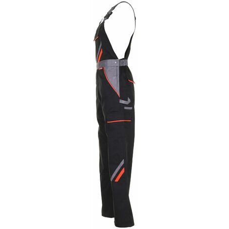 Salopette Visline noir/orange/zinc Taille 58