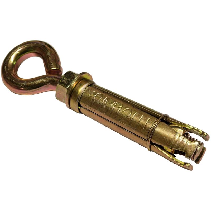 Concrete Ground Anchor Eye Bolts - M12 X 90MM - Pack of 1 (Threaded ...