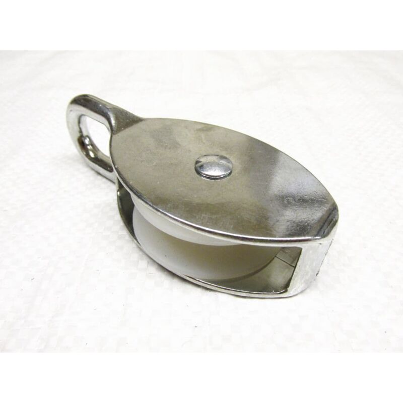 40MM Awning Pulley Single Nylon Sheave Fixed Elongated Eye - Rope Line ...