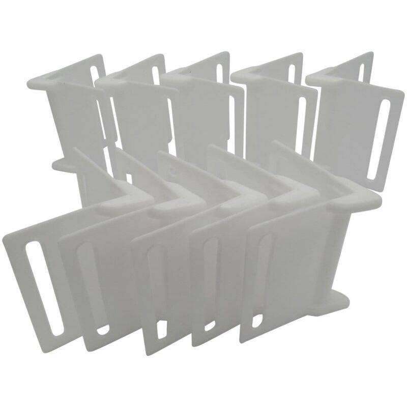 100MM Plastic Corner Protectors x10 (Strap Webbing Ratchet Secure ...