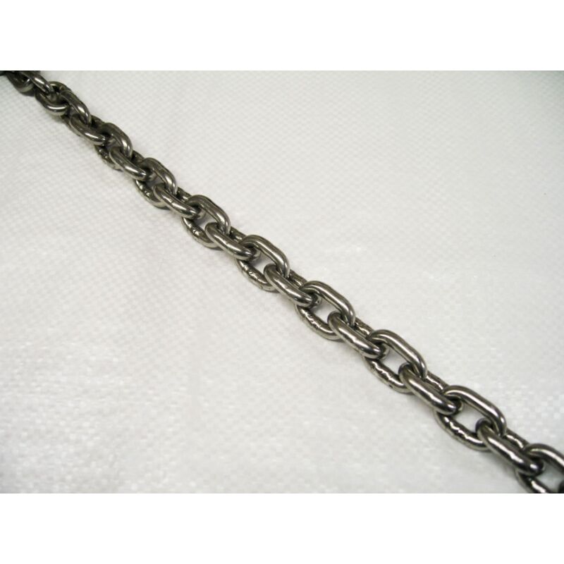 12MM Short Link Chain Stainless Steel DIN766 (Anchor 316 Grade)