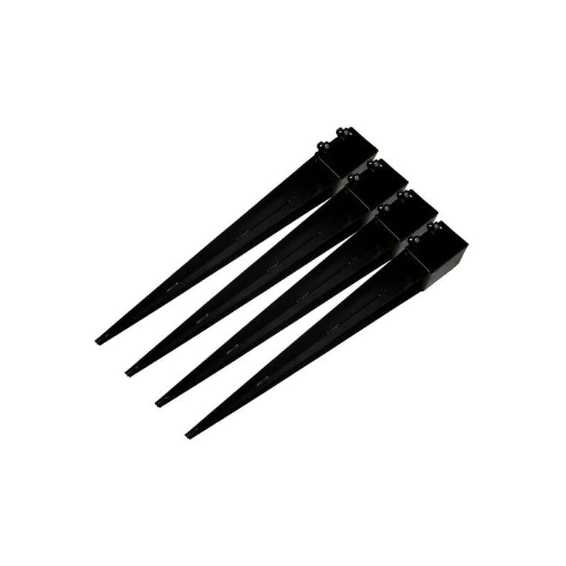x4 4" Spike Bolt Grip Fence Supports - 100MM Post Timber Drive In ...
