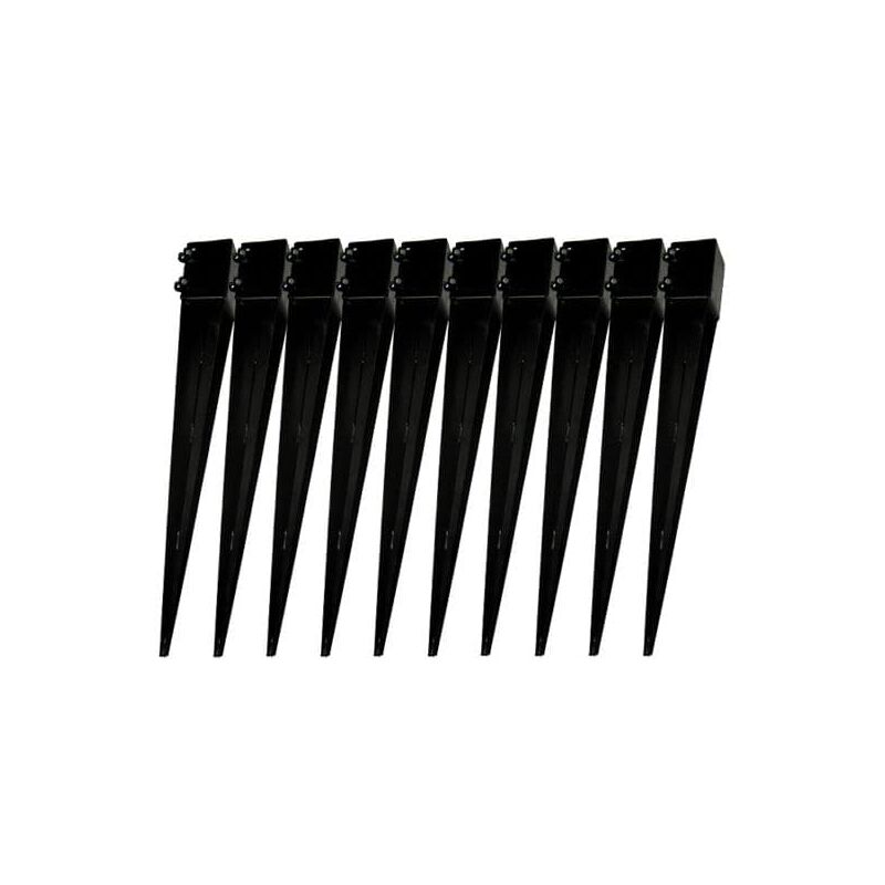 x10 3" Spike Bolt Grip Fence Supports - 75MM Post Timber Drive In ...
