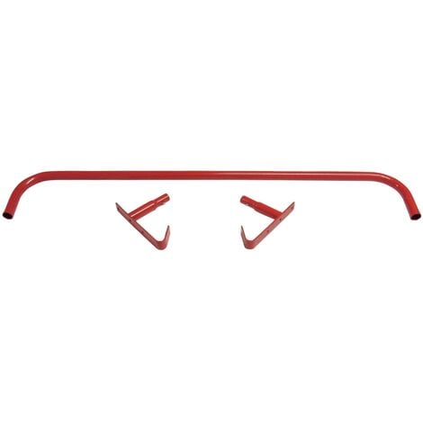 Horse Stable Drying Rug Rack Red (Hanger Rail Blanket Holder)