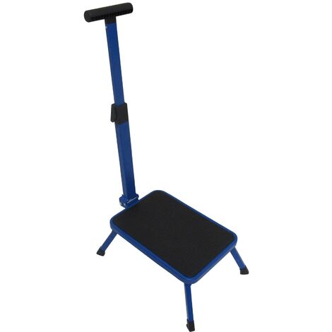 Aluminium Single Folding Step with Support Handle (Caravan Motorhome ...