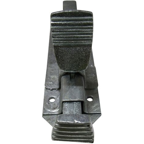 Heavy Duty Foot Operated Bolt (Gate Door Footbolt Floor Lock Galvanised)