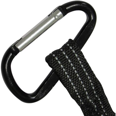 Scaffold Tool Lanyard Safety Tether (Harness Bungee Strap Carabiner Clip)