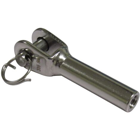 Swaged Fork Terminal Stainless Steel 8MM (Jaw Rigging Wire Rope Fitting)