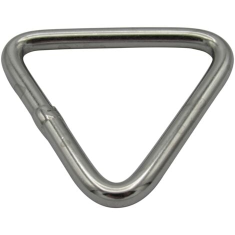 Triangular D Ring Delta Link Stainless Steel 3MM x 20MM (Webbing Marine ...