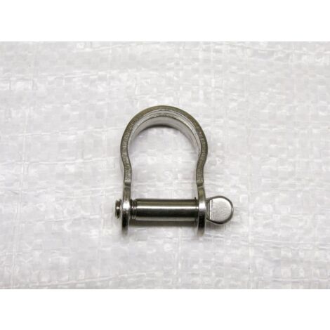 6MM Stainless Steel Strip Bow Shackle - Omega Rope Marine Accessory
