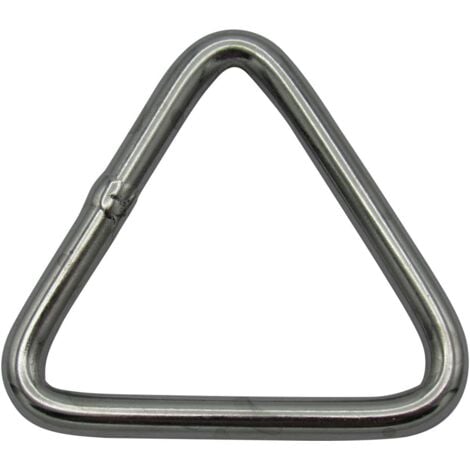 Triangular D Ring Delta Link Stainless Steel 6MM x 50MM (Webbing Marine ...