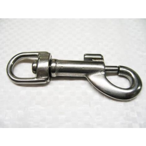 Swivel Eye Bolt Snap Hook Stainless Steel 12MM (Key Ring Leash Flag ...