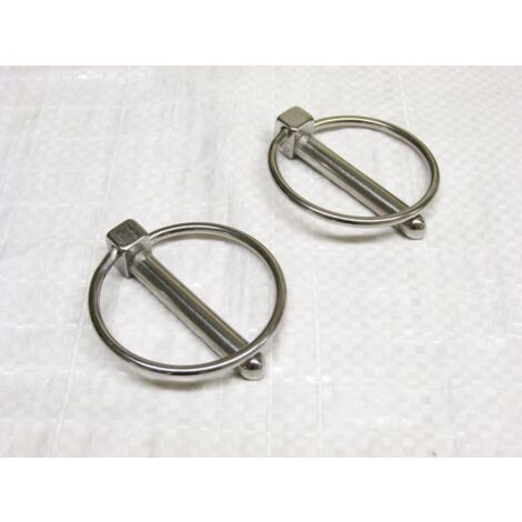 X2 6MM Stainless Steel Linch Pins - Lynch Fastener Sailing Boat Trailer ...