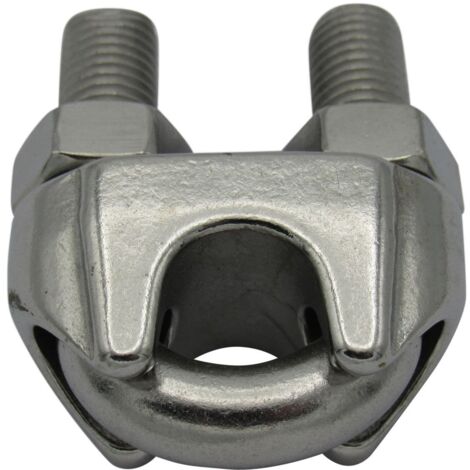 Wire Rope Bulldog Grips Stainless DIN741 10MM (Marine Grade Boat Cable ...