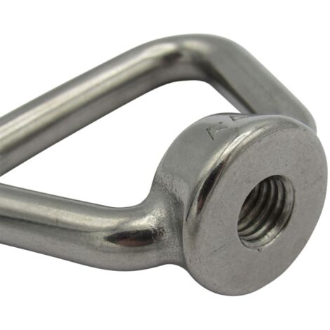 Stainless Steel Rectangular Eye Nut M12 (Rigging Deck Loop Rope)