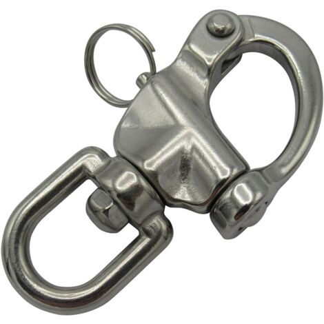 Swivel Snap Shackle Stainless Steel 70MM (Hook Karabiner Quick Release ...