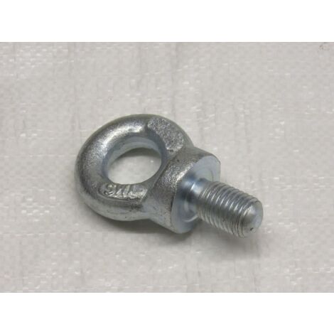 M12 Lifting Eye Bolt - Zinc Plated Collared Threaded Eyebolt BS4278 ...