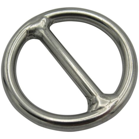 Stainless Steel Round Ring with Centre Bar 10MM x 60MM (O Rigging ...