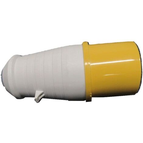 Round Plug 32A 3 Pin - 130V Yellow Industrial Caravan Construction ...