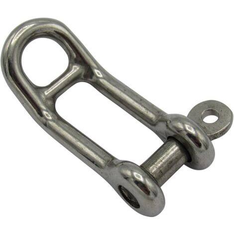Long Double Bar D Shackle with Captive Pin Stainless Steel 10MM ...