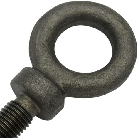 M12 Lifting Eye Bolt - Long Shank Dynamo Self Colour Threaded Eyebolt ...