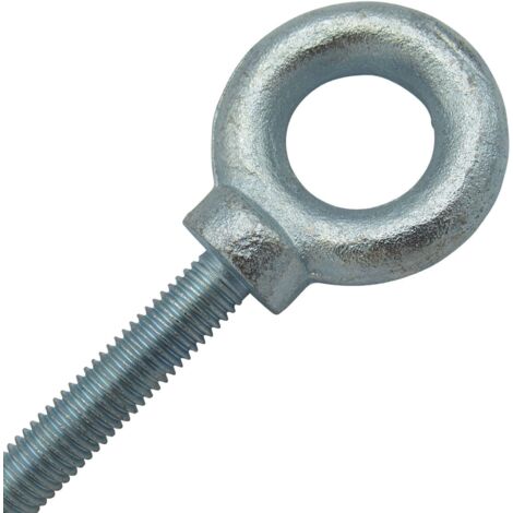 M12 Lifting Eye Bolt - Zinc Plated Long Shank Dynamo Threaded Eyebolt ...